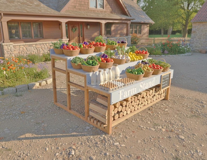 Farmstand DIY | Farm Stand Plans | DIY Roadside Produce Stand - Etsy