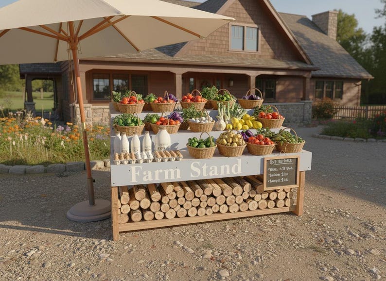 Farmstand DIY | Farm Stand Plans | DIY Roadside Produce Stand - Etsy