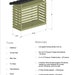 Simple Firewood Storage DIY Plans 2x4 Storage - Garden Firewood Rack ...
