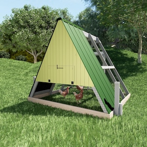 Chicken Coop Plans | Modern Chicken Coop Plans - Chicken Coop Wheel ...