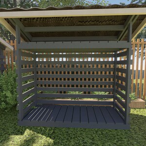 Simple Firewood Storage DIY Plans 2x4 Storage - Garden Firewood Rack ...