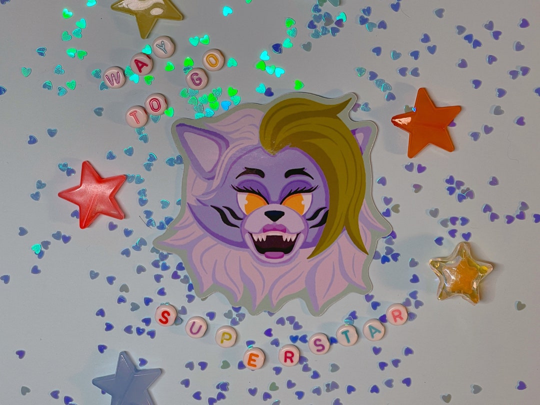 FNAF Security Breach Roxanne Wolf Sticker - Etsy Australia