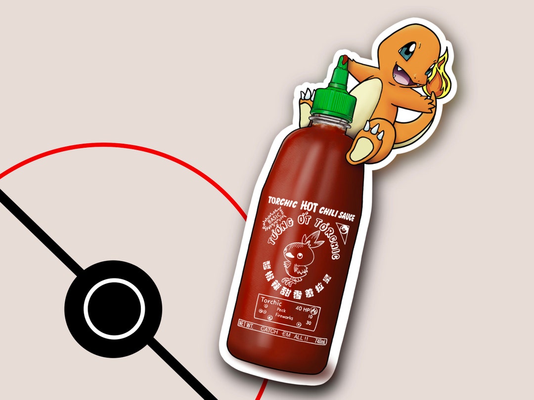 Charmander Sriracha | Pokemon | Torchic | Spicy | Foodie | Hot Sauce ...