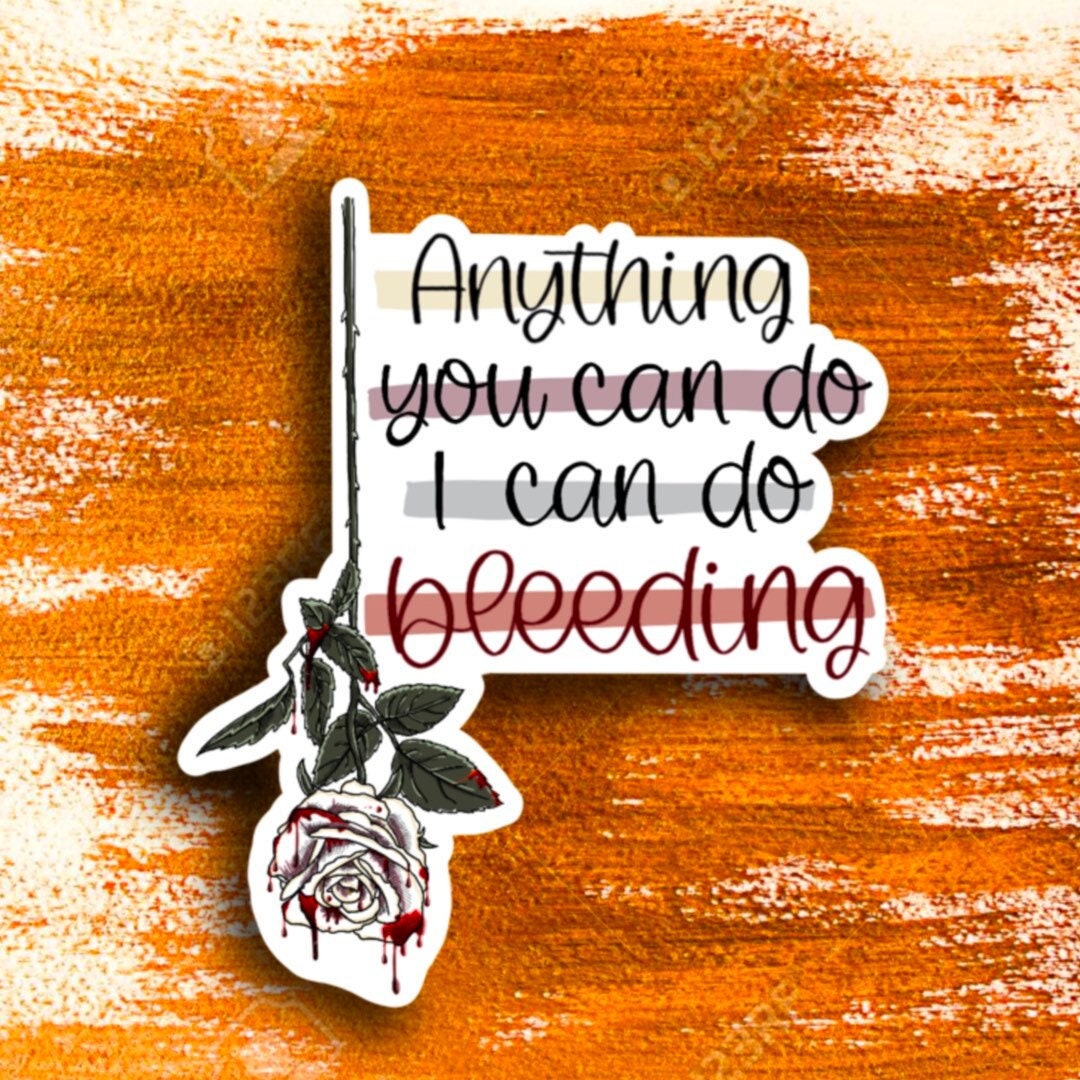 Bleeding | Period Stickers | Statement Stickers | Women’s Rights ...