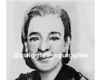 Grace Hopper Retro Minimalist Art Print Portrait POSTER - Etsy