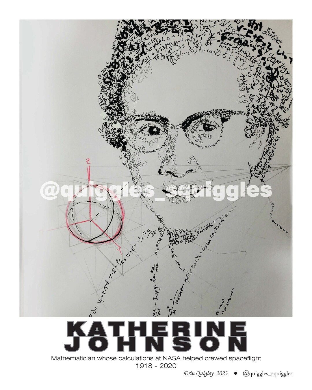 Katherine Johnson Art Print - Etsy
