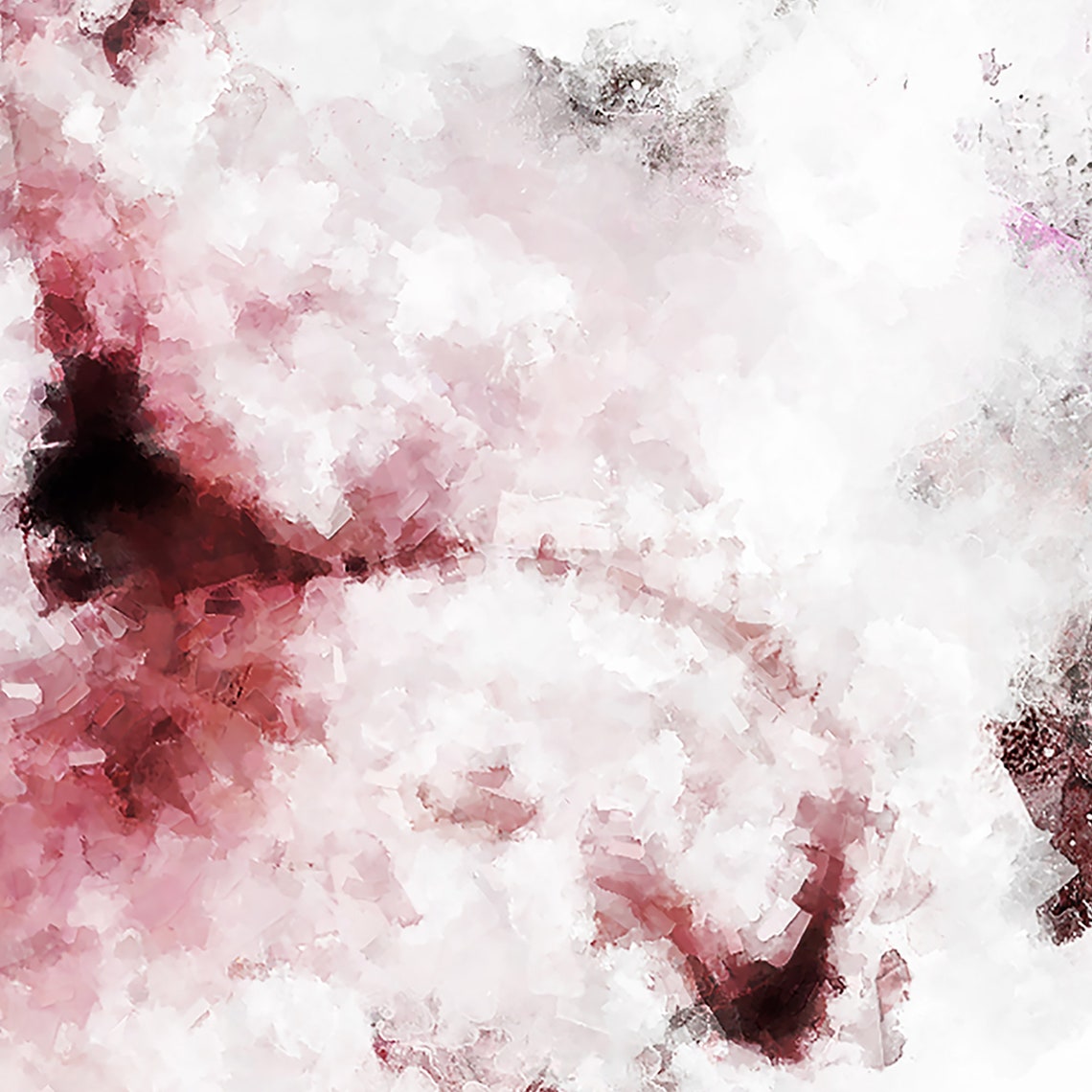 Printable Abstract Wall Art, Modern Home Art, Digital Painting, Instant ...