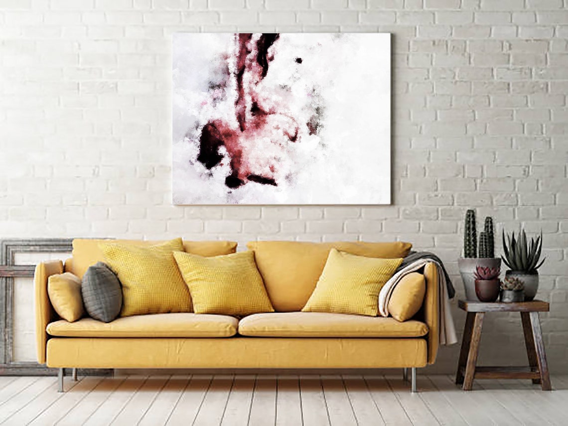 Printable Abstract Wall Art, Modern Home Art, Digital Painting, Instant ...