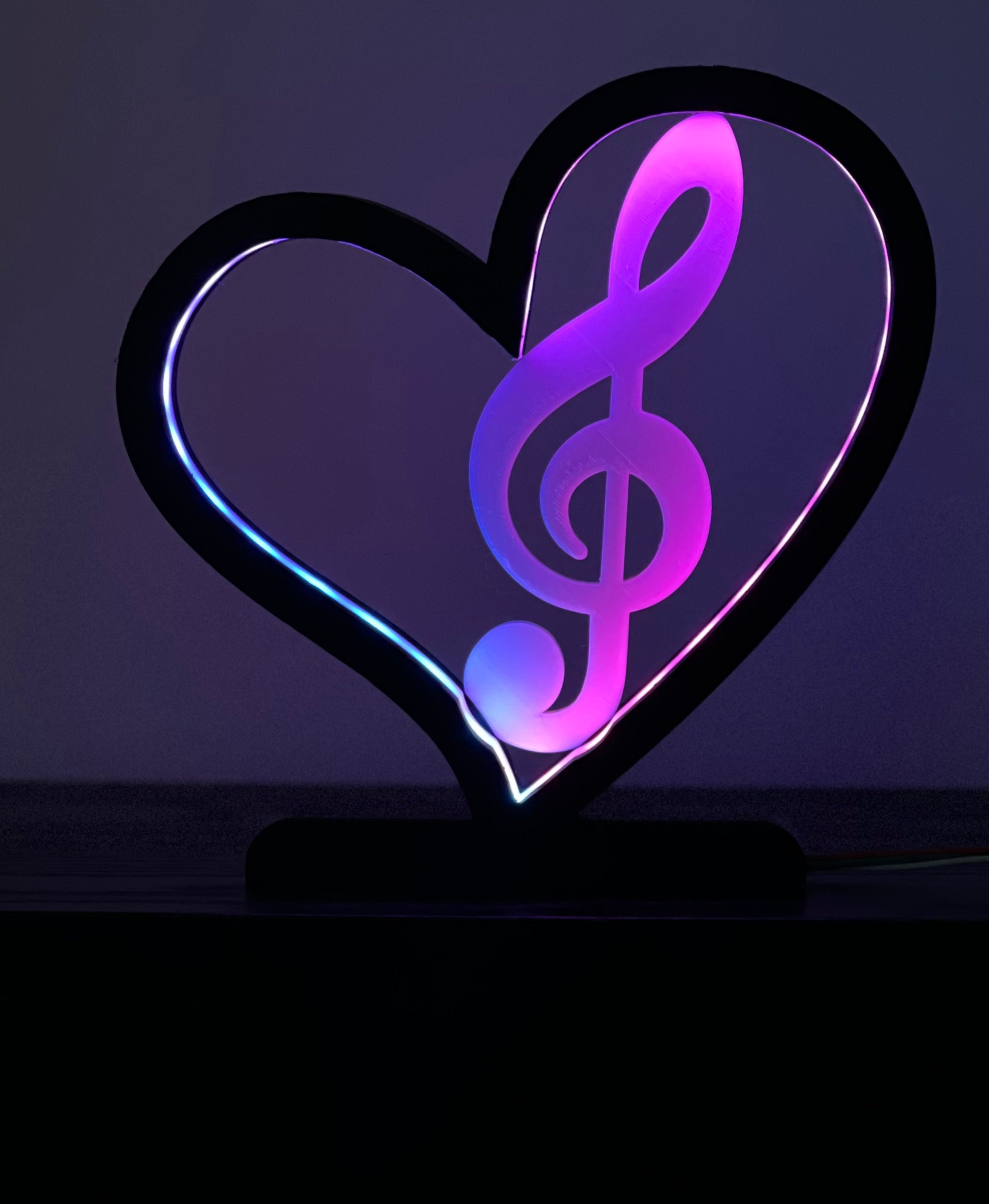 Musical note lamp - Etsy France