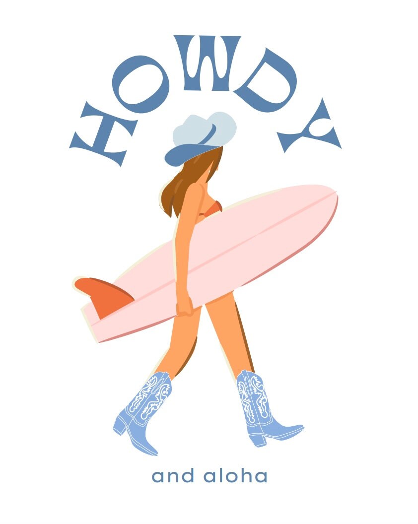 Coastal Cowgirl Print Bundle, 8x10 Print, Coastal Cowgirl, Digital ...