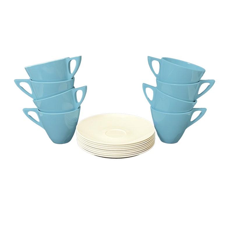 Turquoise Tea Cup - Etsy