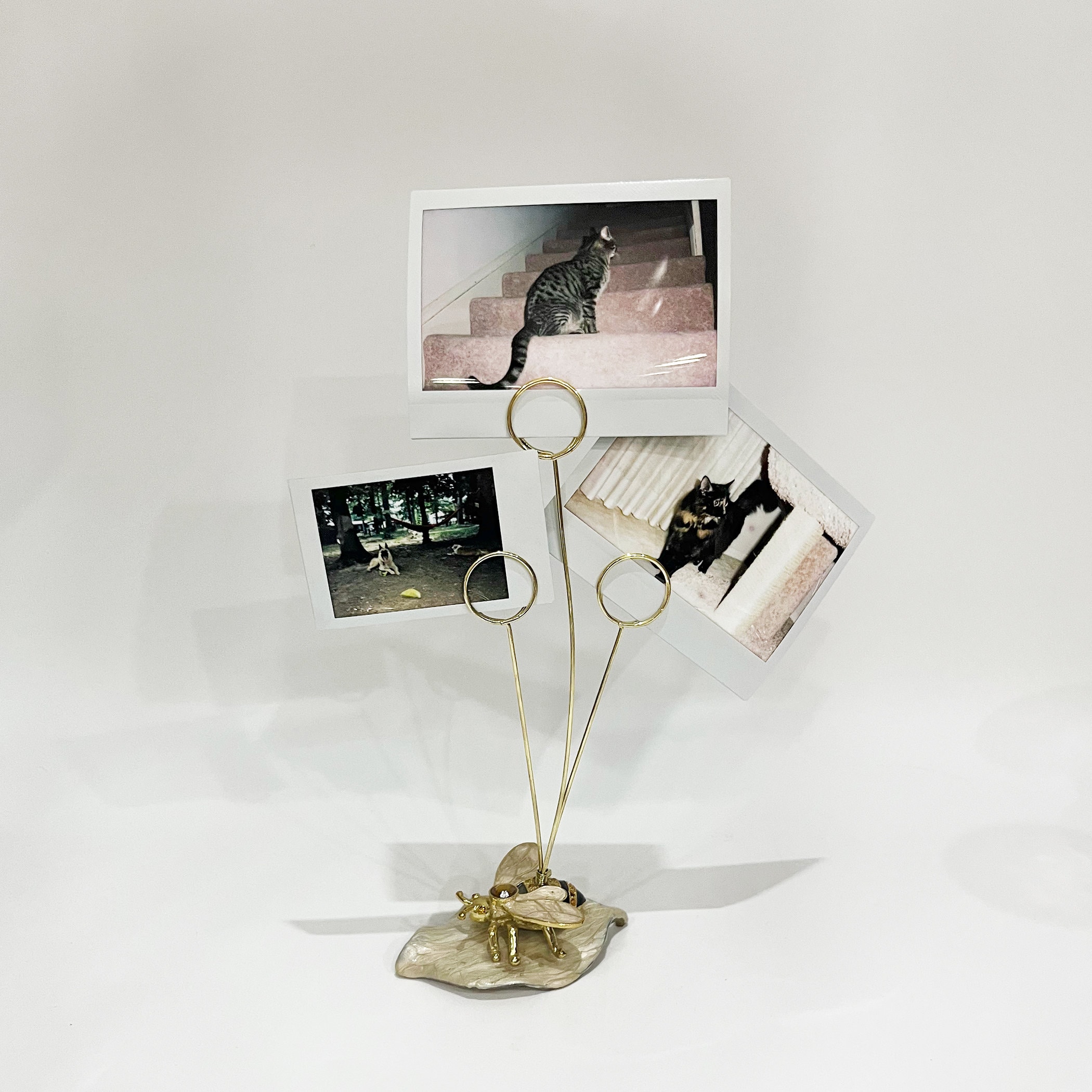 Bumblebee Tabletop Note Photo Memo Holder Topaz Crystal Jewels - Etsy