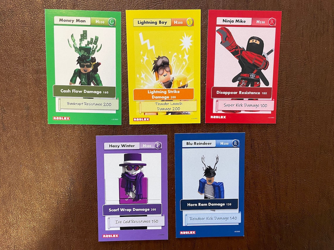 Roblox Trading Cards - Etsy New Zealand