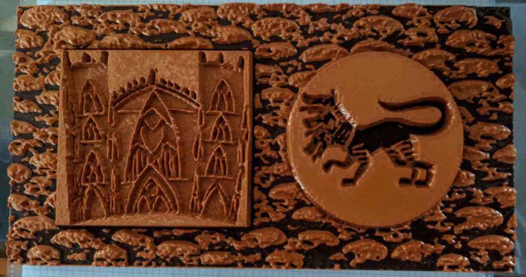 Castle Cerebus 3D Print Tile Panel - Etsy