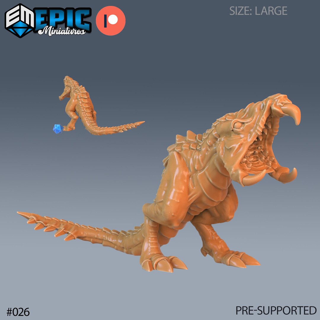 Ethereal Marauder Magical Beast Epic Miniatures 12K Resin 3D Printed ...