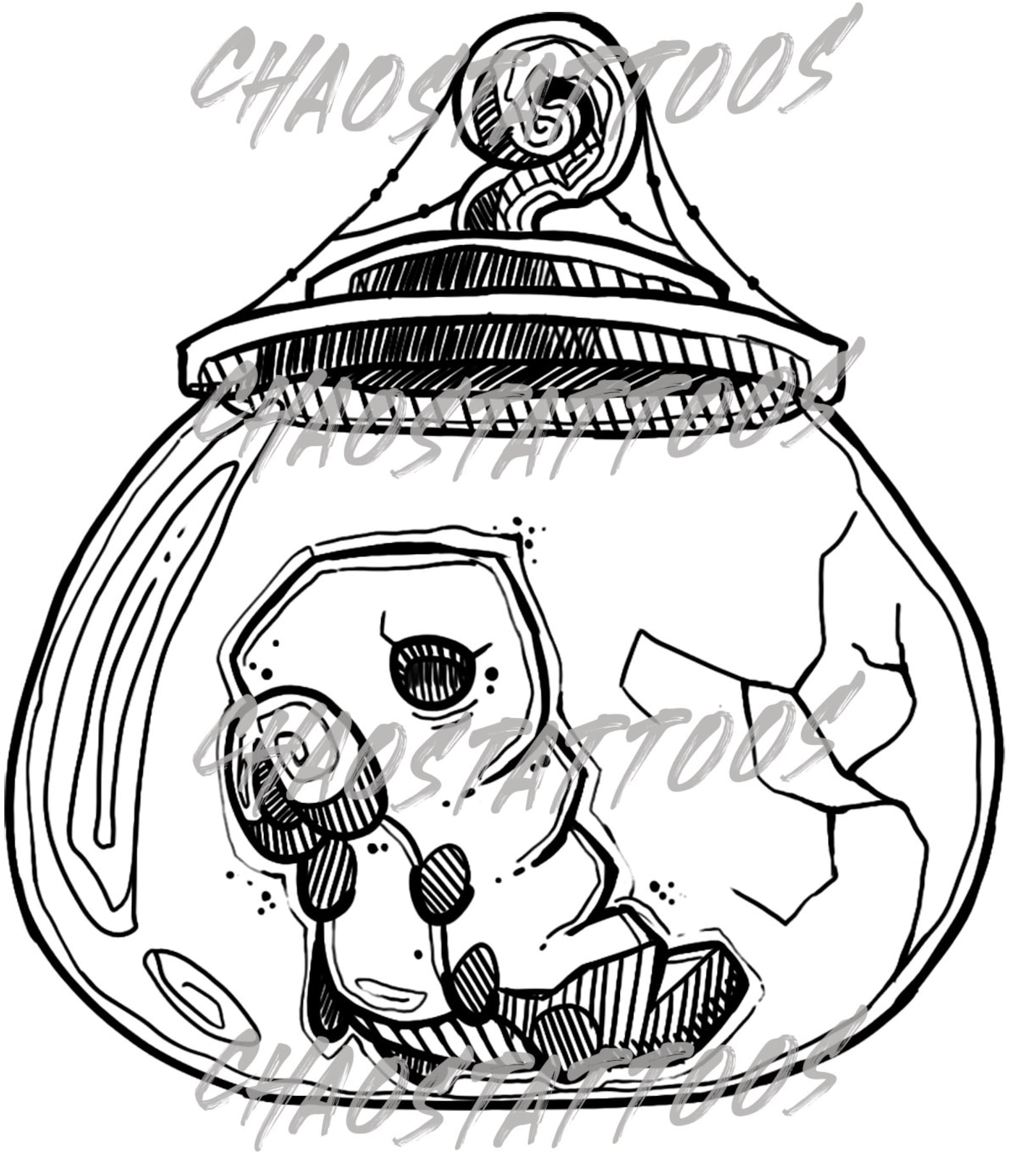 Hollow Knight Tattoo Ticket Design Grub Jar - Etsy