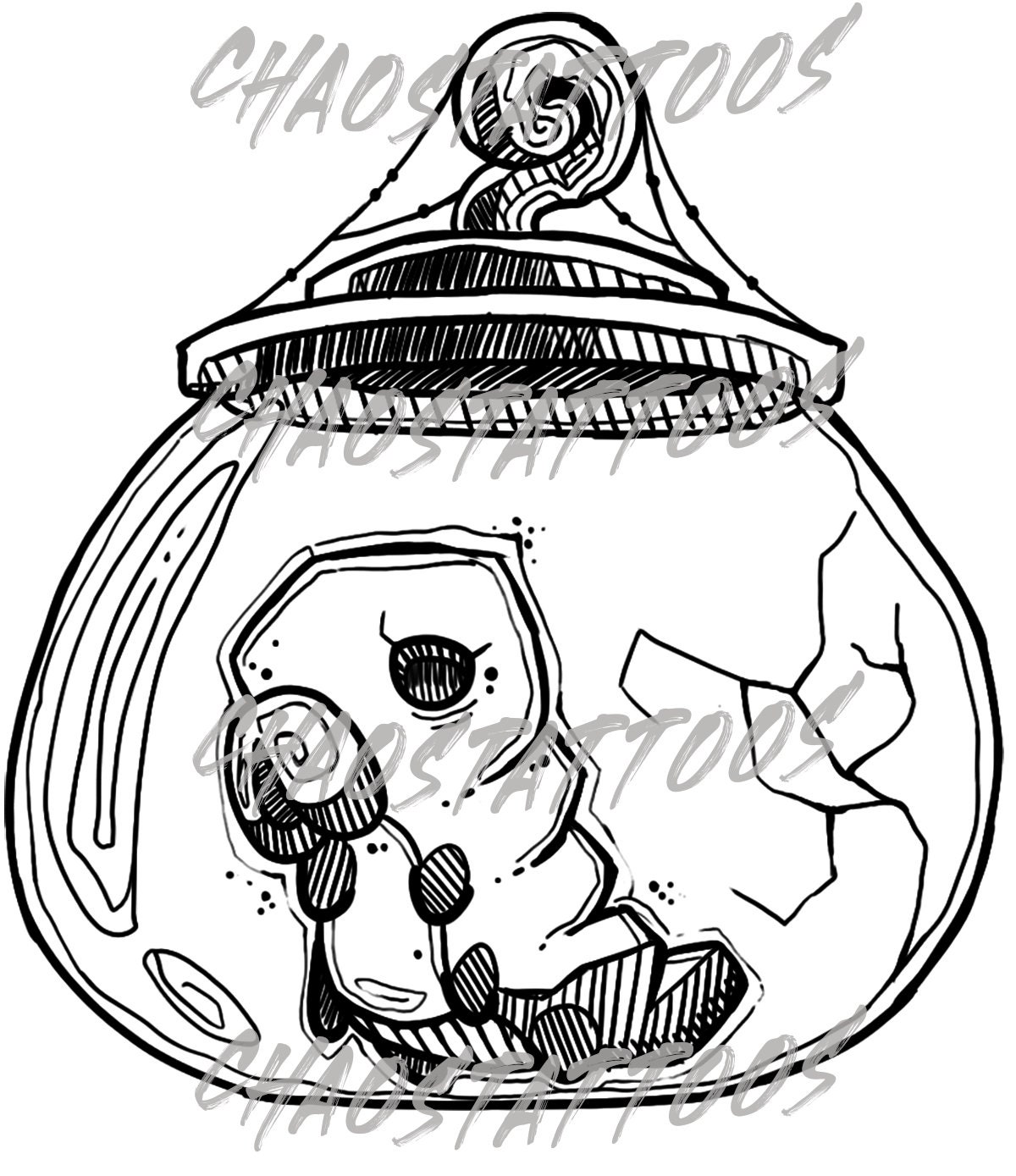 Hollow Knight Tattoo Ticket Design Grub Jar - Etsy