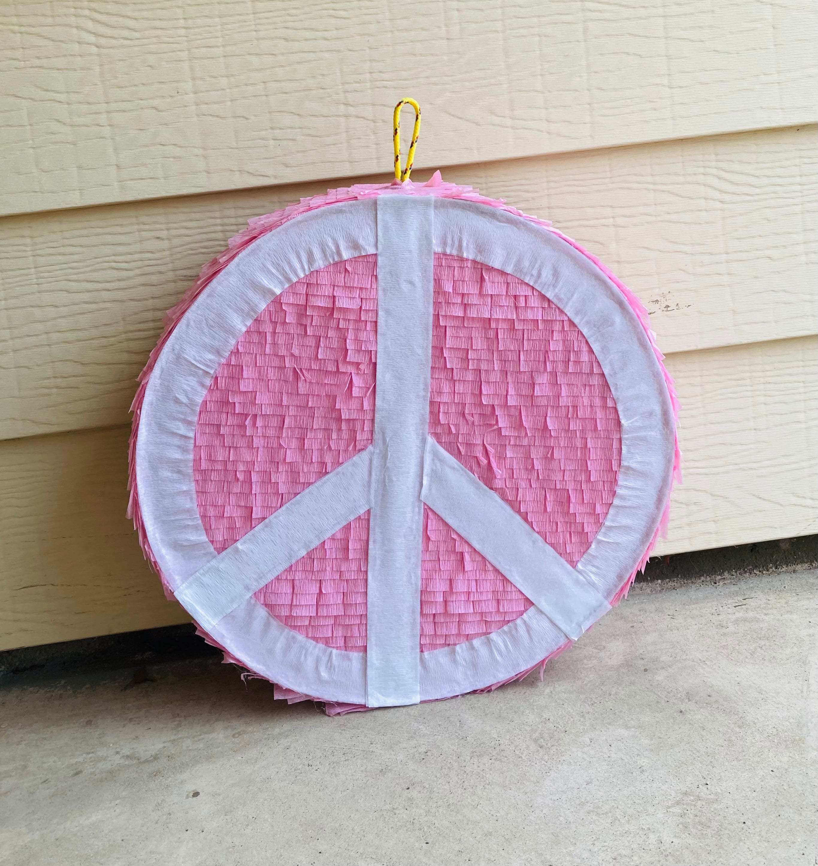 Custom Peace Sign Pinata, Groovy Piñata, Hippie Pinata - Etsy