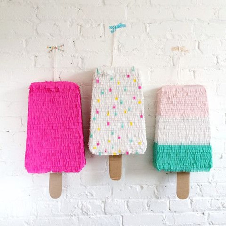 Popsicle Pinatas, Lollipop Pinata, Ice Cream Pinata - Etsy