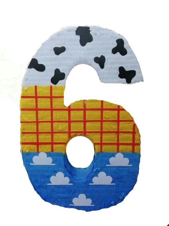 Number 6 Pinata Different Numbers Options | Etsy