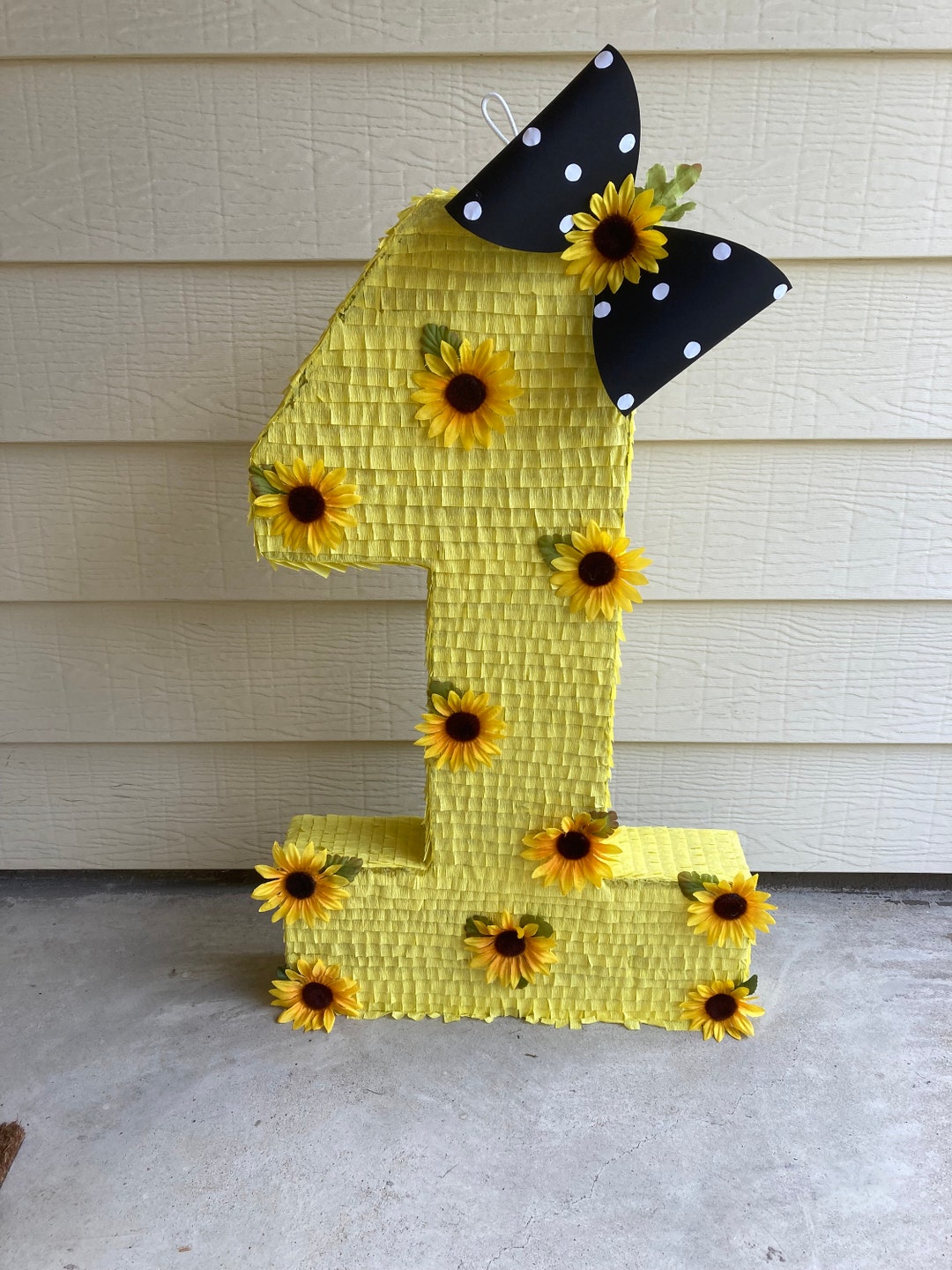 Flower Pinata,number Pinata - Etsy