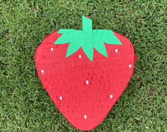 Handmade Strawberry Pinata - Etsy