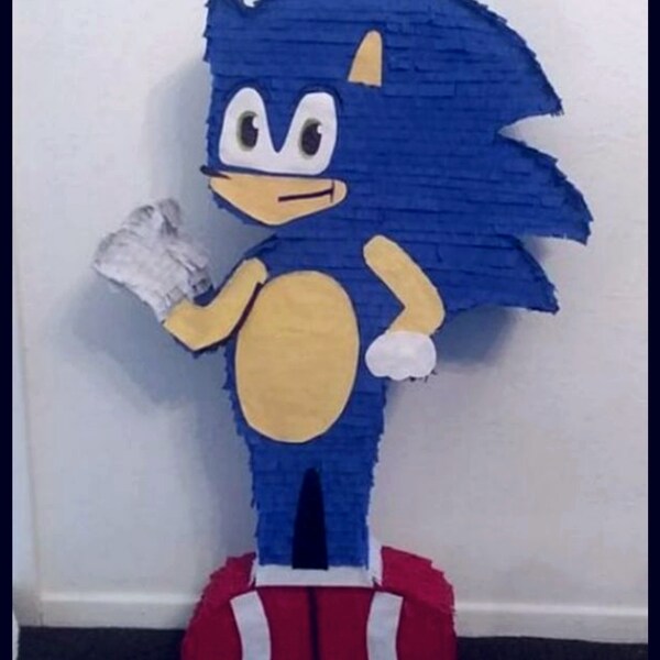 Sonic the Hedgehog Pinata - Etsy