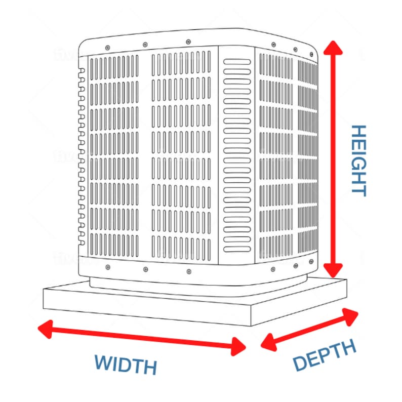 Airdeko™ Aluminum Central AC Cover for Outdoor Air Conditioner System ...
