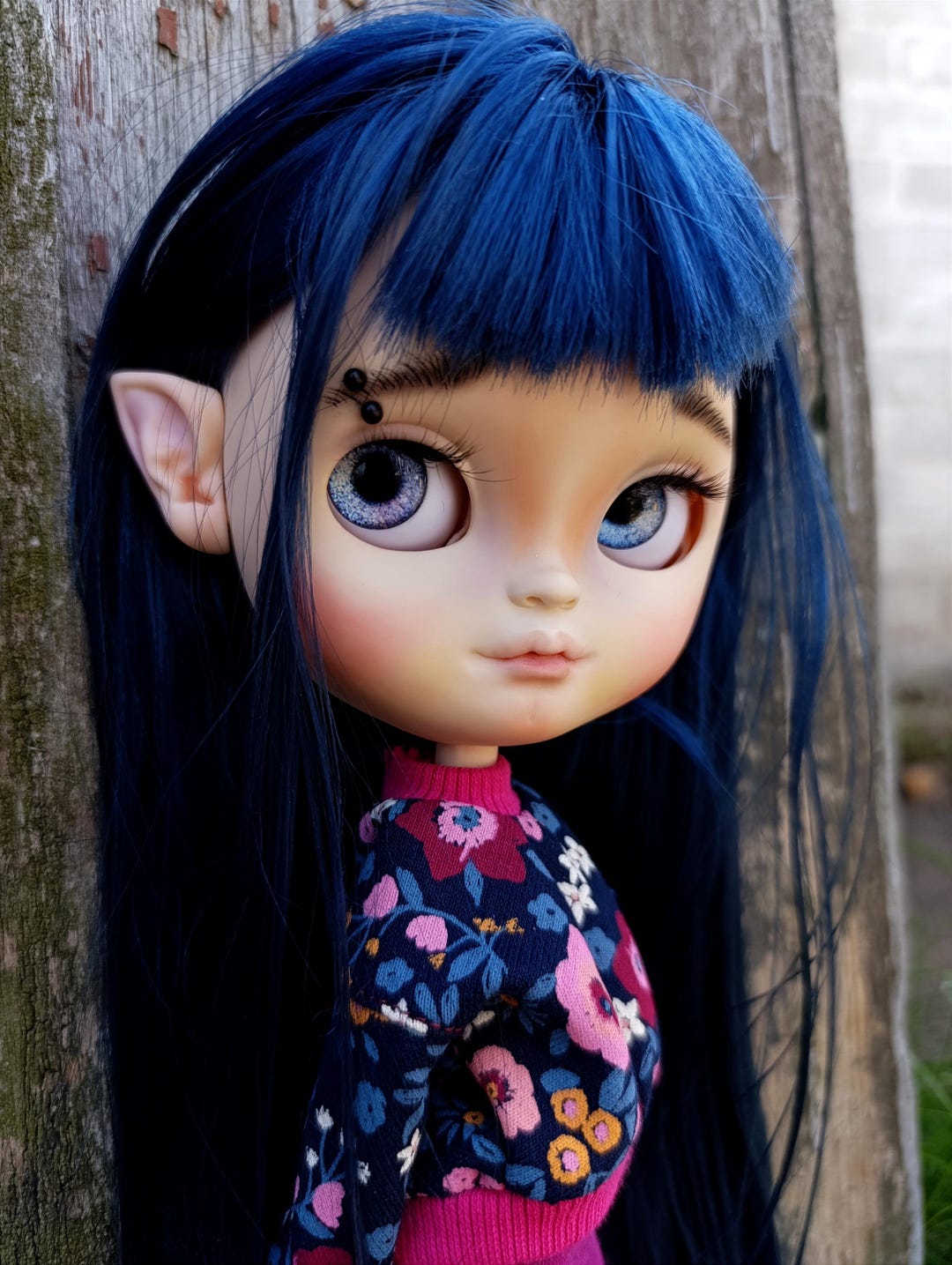 Collectible Doll Custom Blythe Lcy Doll Ooak, Unique Handmade Doll - Etsy