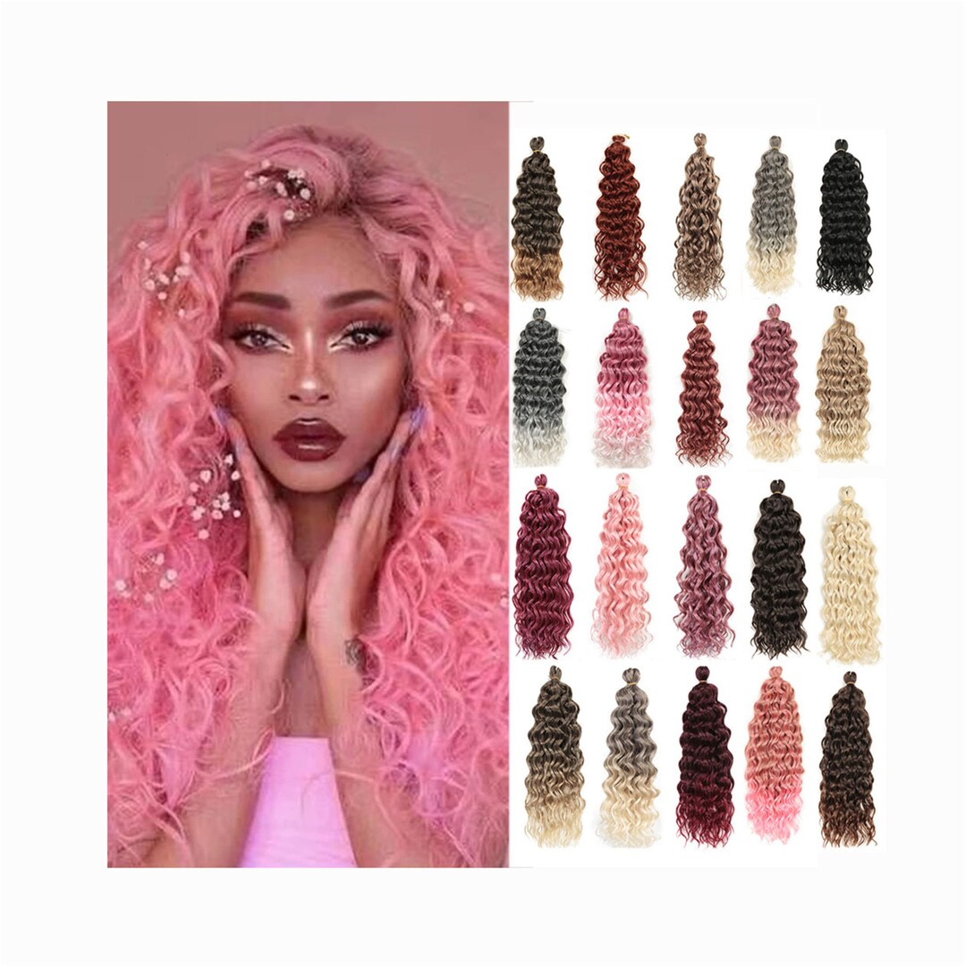 Twist Afro Kinky Curly Braiding Hair Hawaii Ocean Wave Etsy