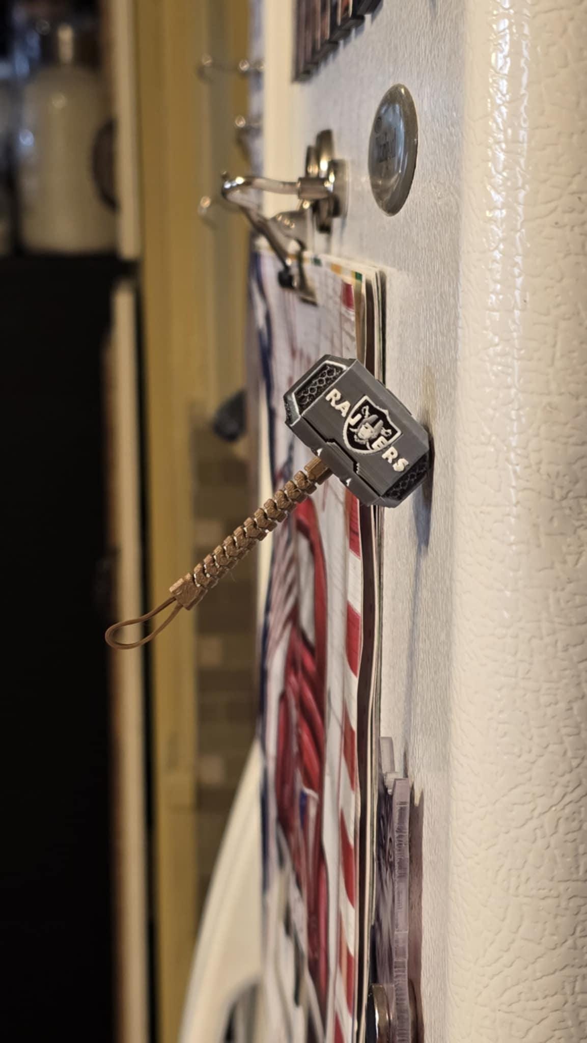 LAS VEGAS RAIDERS Thor Hammer Fridge Magnet - Etsy