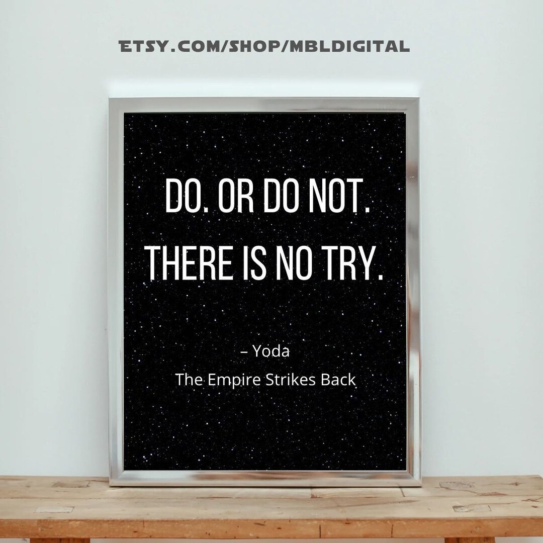 Star Wars Movie Quote the Empire Strikes Back Digital Download - Etsy