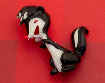 Skunk Brooch - Etsy
