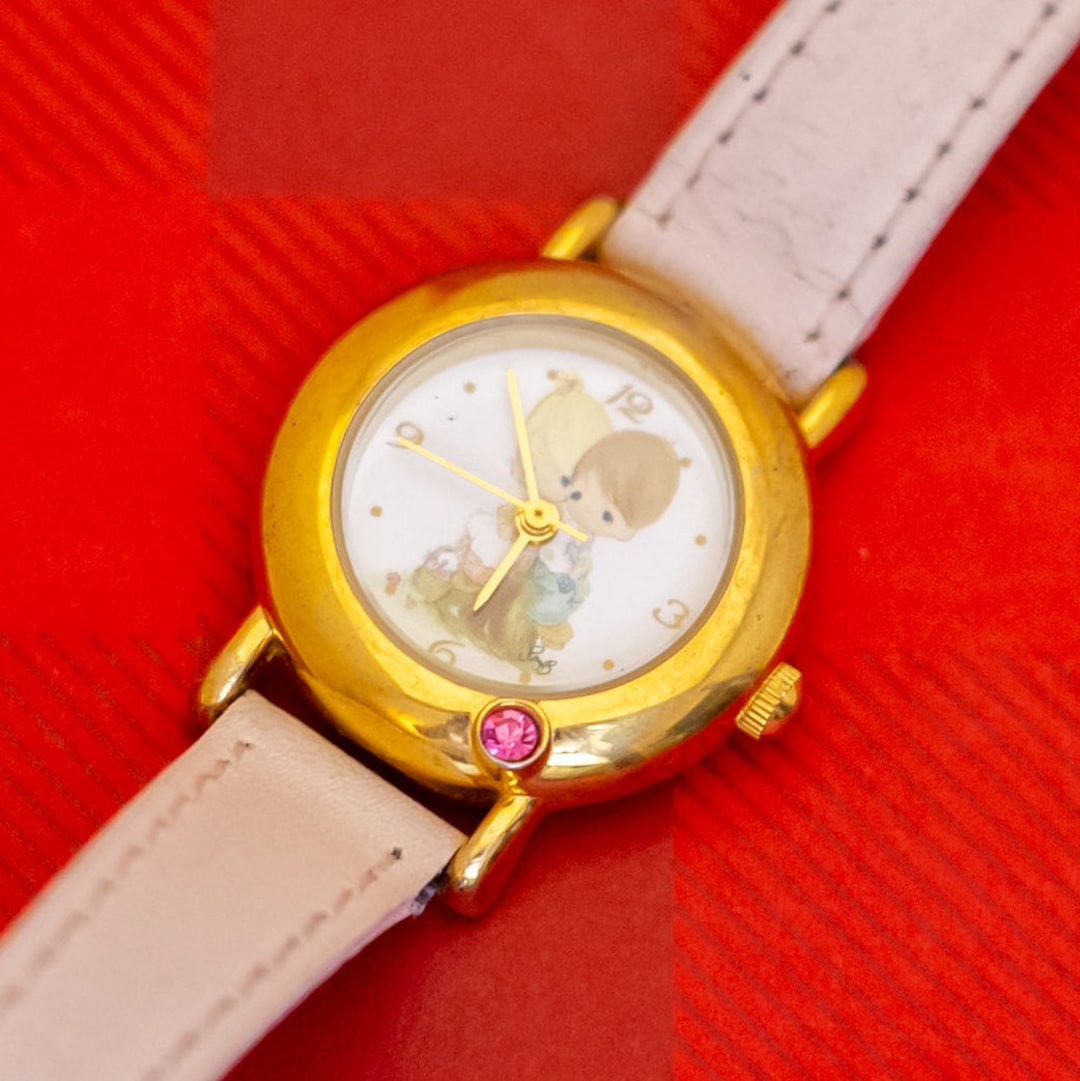 6 Inch, Vintage Happy Kids Gold Tone Unique Watch - O33 - Etsy