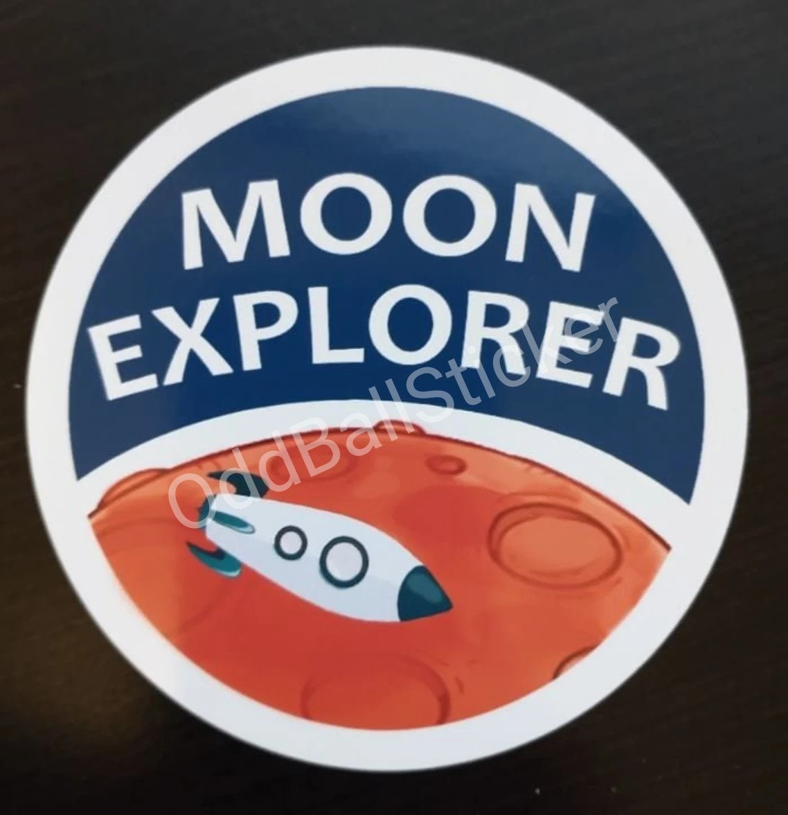 Cyberpunk 2077 Moon Explorer Sticker - Etsy