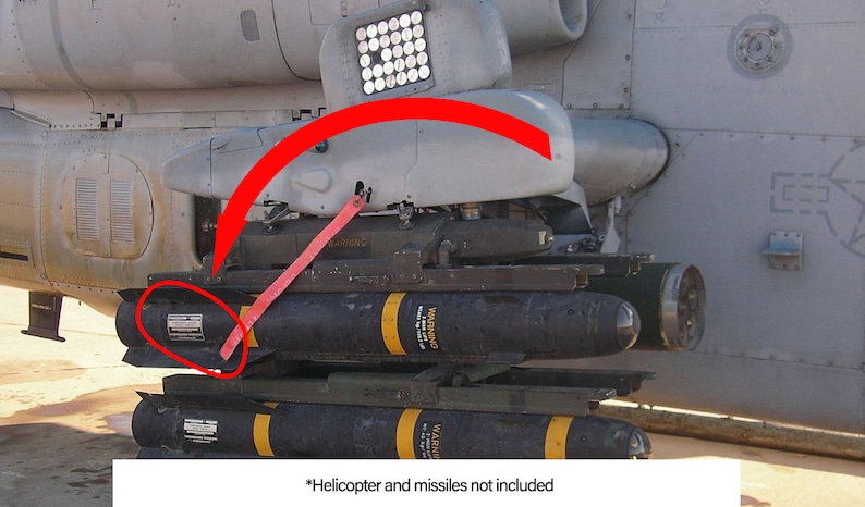 AGM-114 Hellfire Missile Part Number Sticker - Etsy