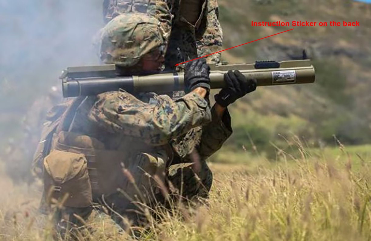 M72 LAW Instruction Sticker Light Green - Etsy