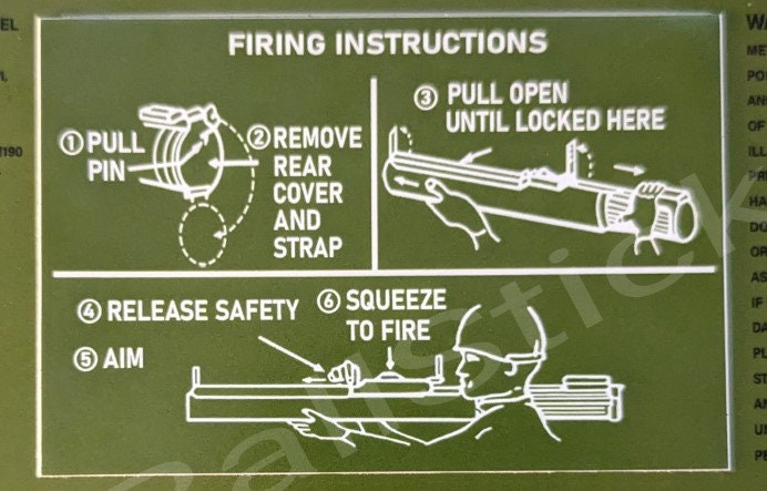 M72 LAW Three Sticker Sheet - OD Green - Etsy