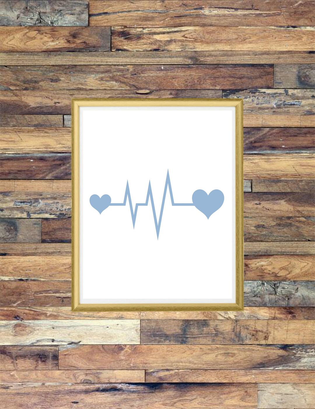Heartbeat Wall Art Printable Instant Wall Art - Etsy