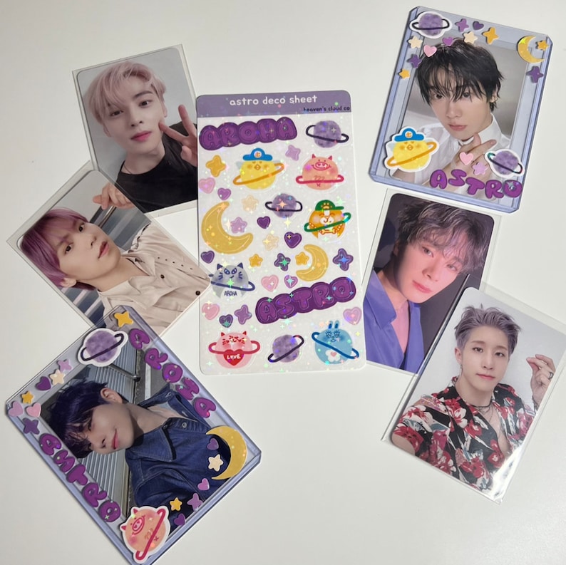 Astro Deco Sticker Sheet - Etsy