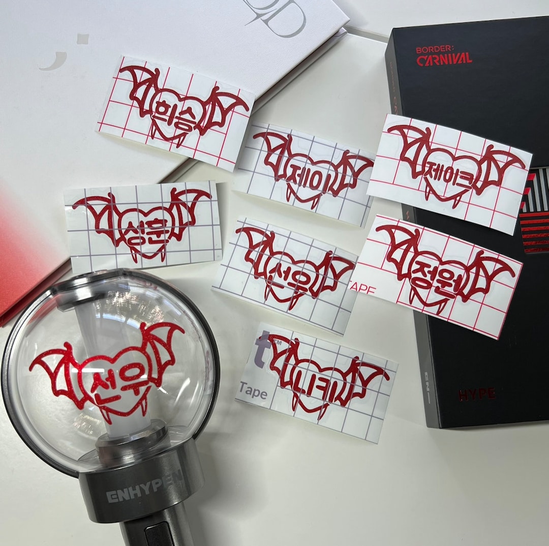 Enhypen Vampire Bat Lightstick Decal - Etsy