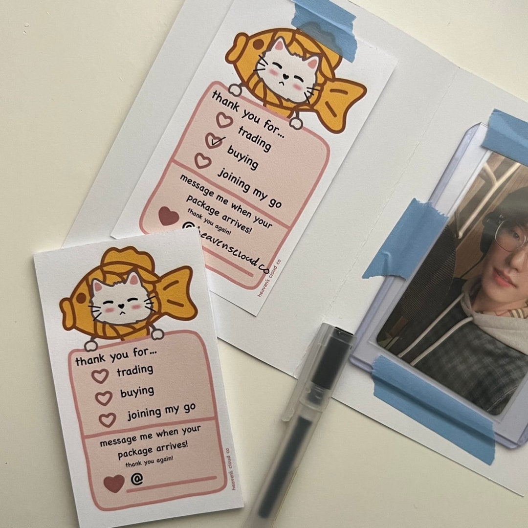 Taiyaki Cat Trading Notepad - Etsy