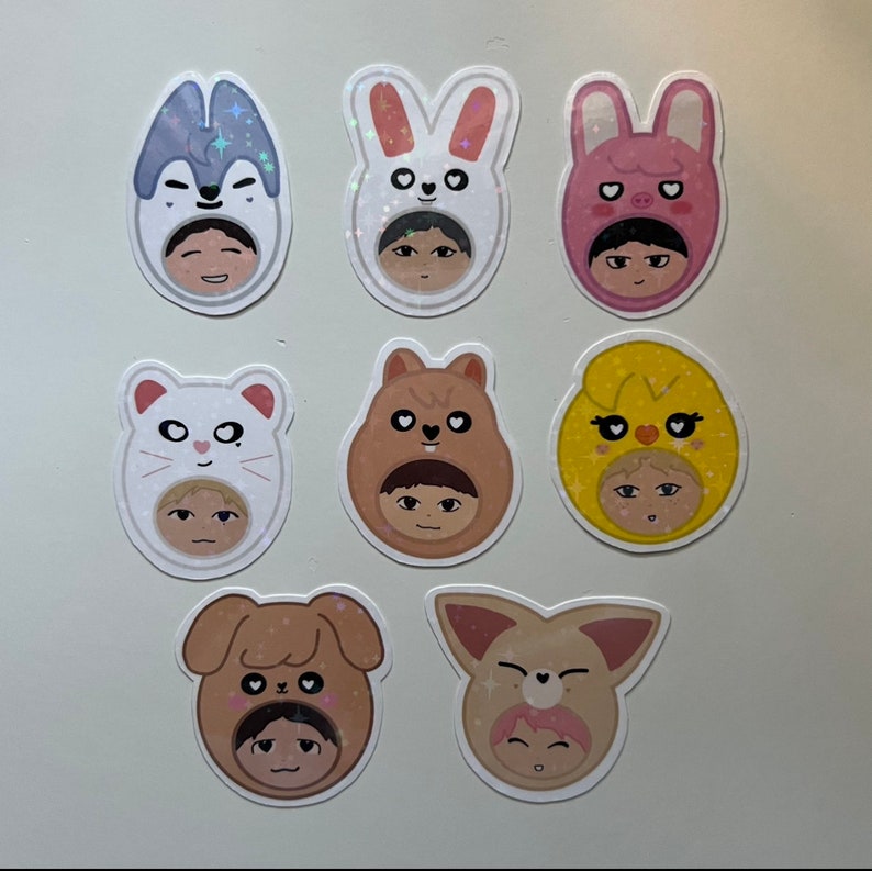 Stray Kids Skzoo Sticker Set - Etsy