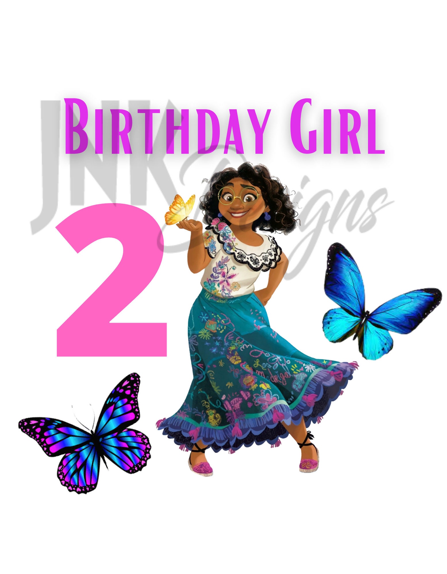 Encanto Birthday Girl Shirt PNG, Digital File, Mirabel - Etsy Denmark