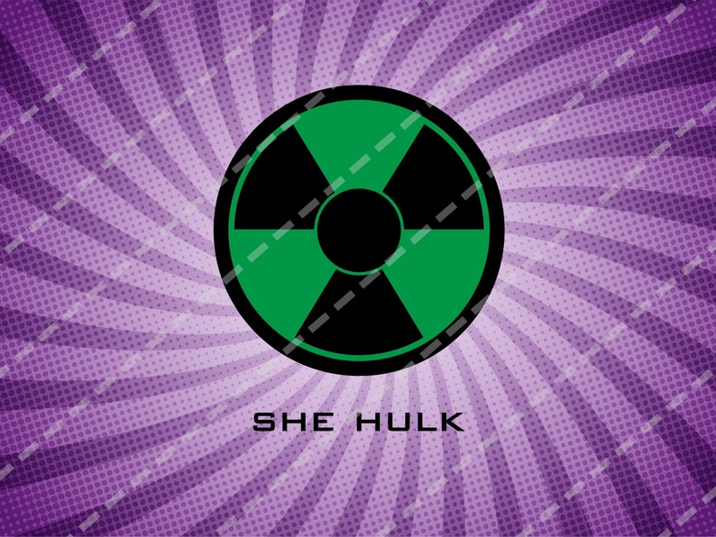 She Hulk Logo SVG PNG Instant Download Files | Etsy Israel