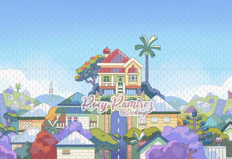 Bluey House Background - Etsy