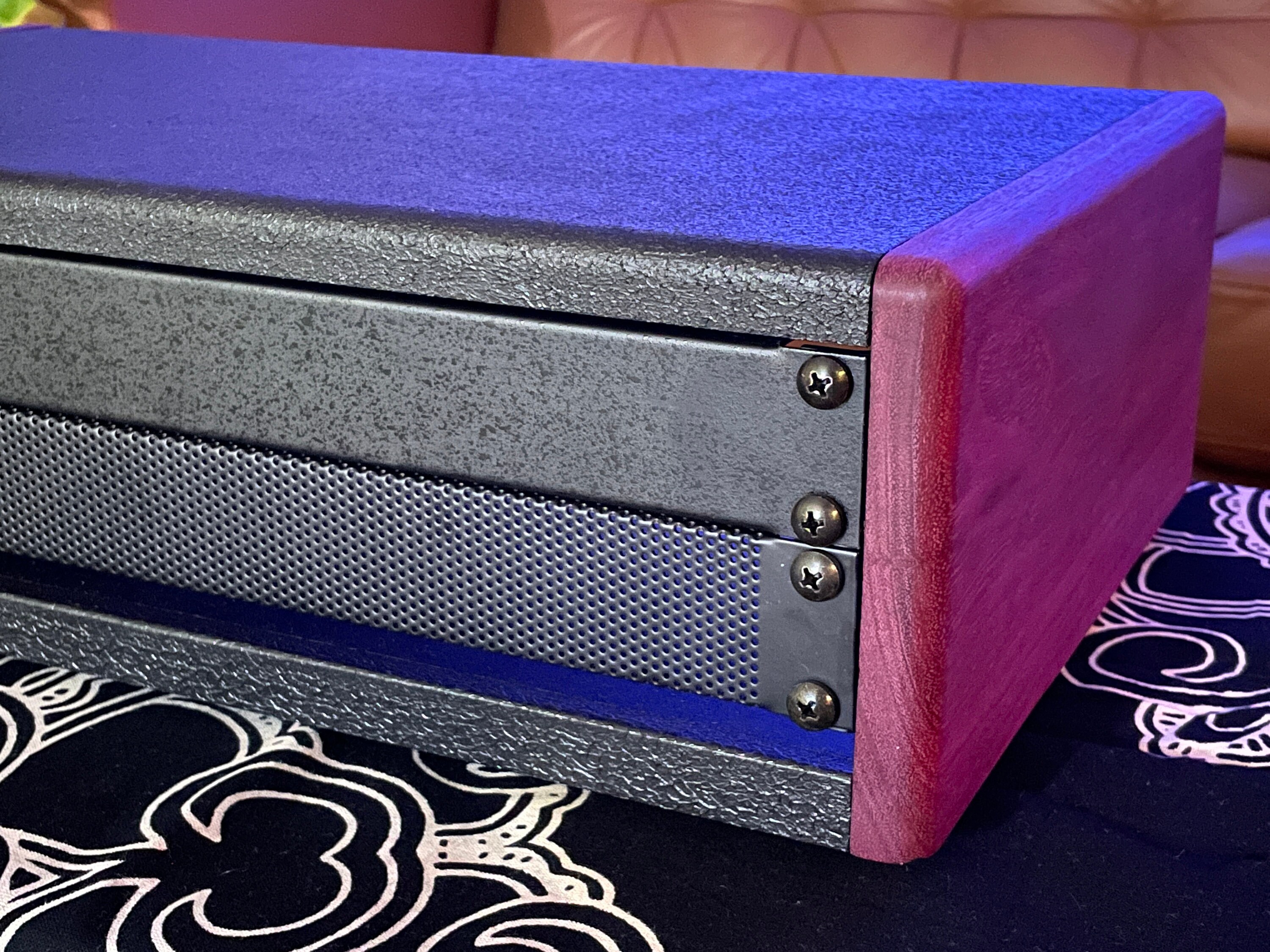 2U Desktop Studio Rack Purpleheart Edition Handmade - Etsy