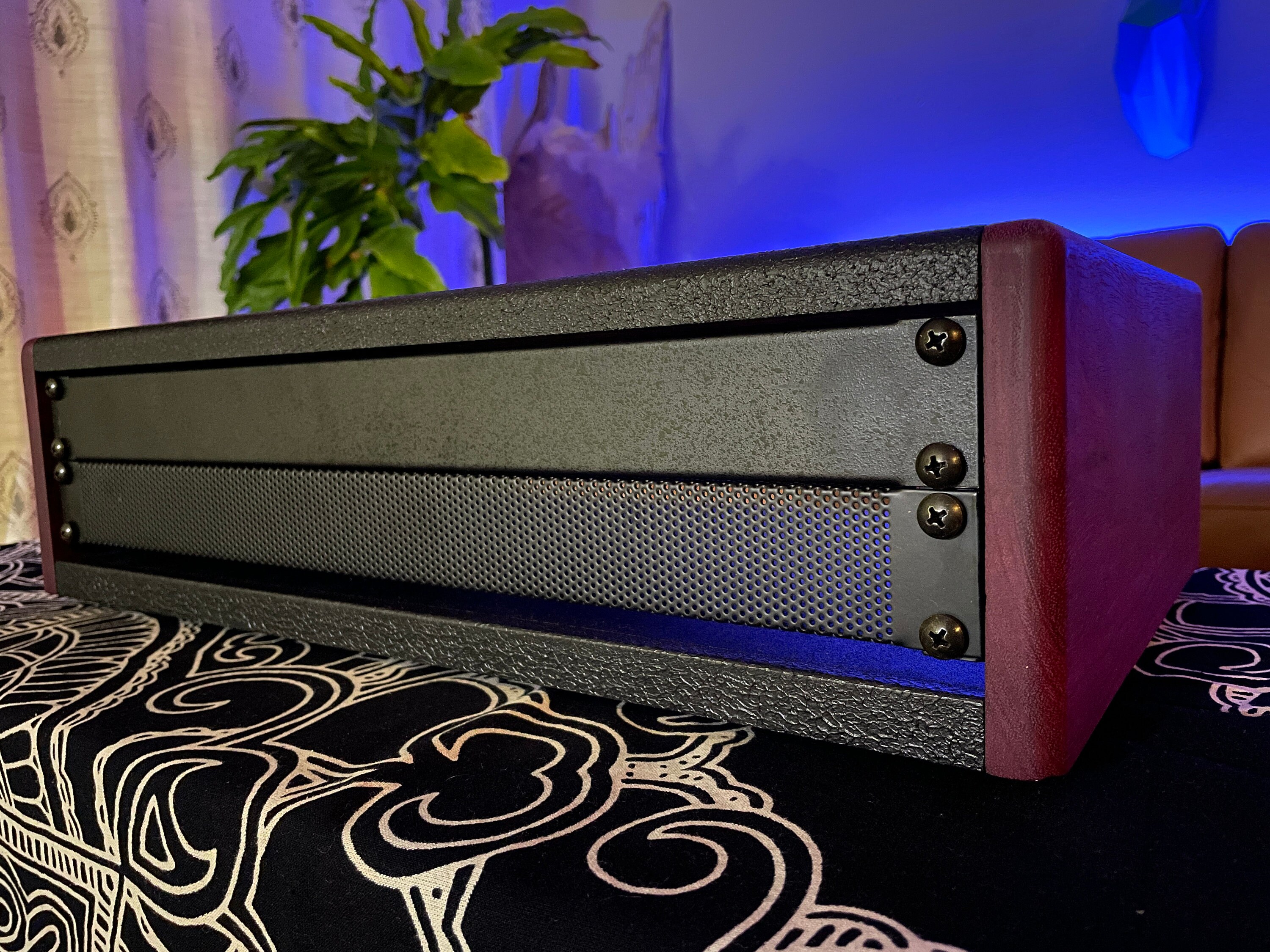 2U Desktop Studio Rack Purpleheart Edition Handmade - Etsy