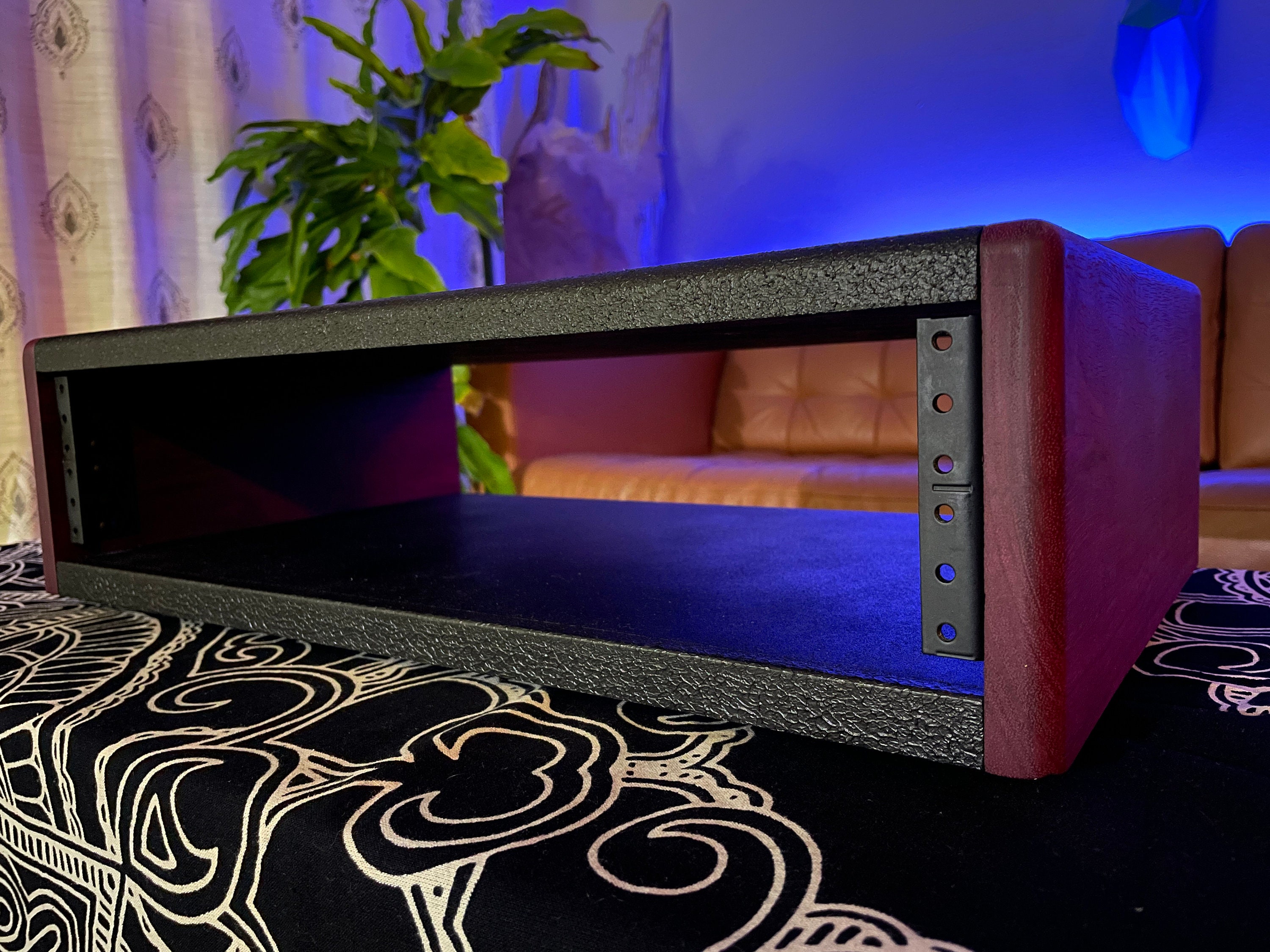 2U Desktop Studio Rack Purpleheart Edition Handmade - Etsy