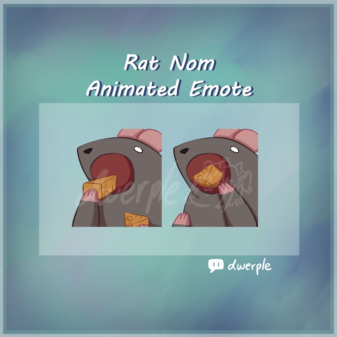 RAT MUNCH EMOTE // Twitch, Youtube, Discord Animated Emote - Etsy